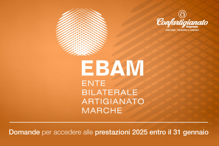 Prestazioni EBAM, domande per eventi 2025, entro il 31 gennaio ...